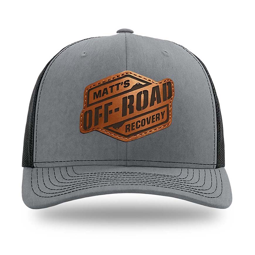 Matt's Hat: Leather Patch Edition – Matts OffRoad Recovery